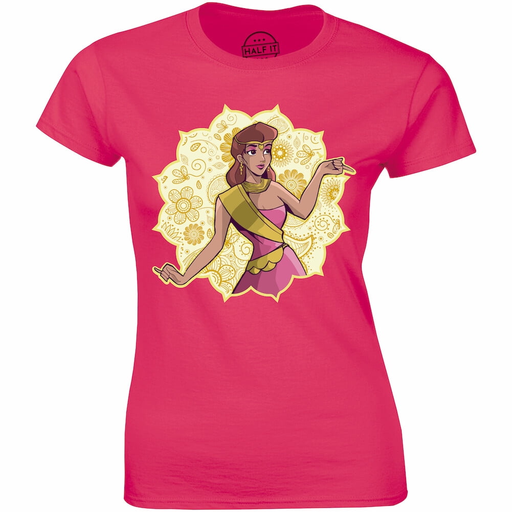 Beautiful Princess Dancing Egyptian Dance Shirt Short Sleeve Women's T ...