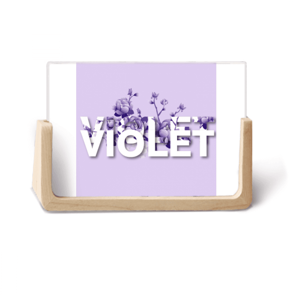 Beautiful Purple Violet Art Deco Fashion Photo Wooden Photo Frame ...