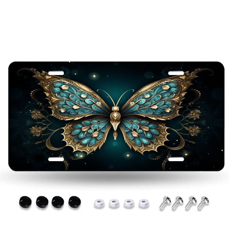 Beautiful Queen of Fairy Wings License Plate Frame, Decorative Novelty ...