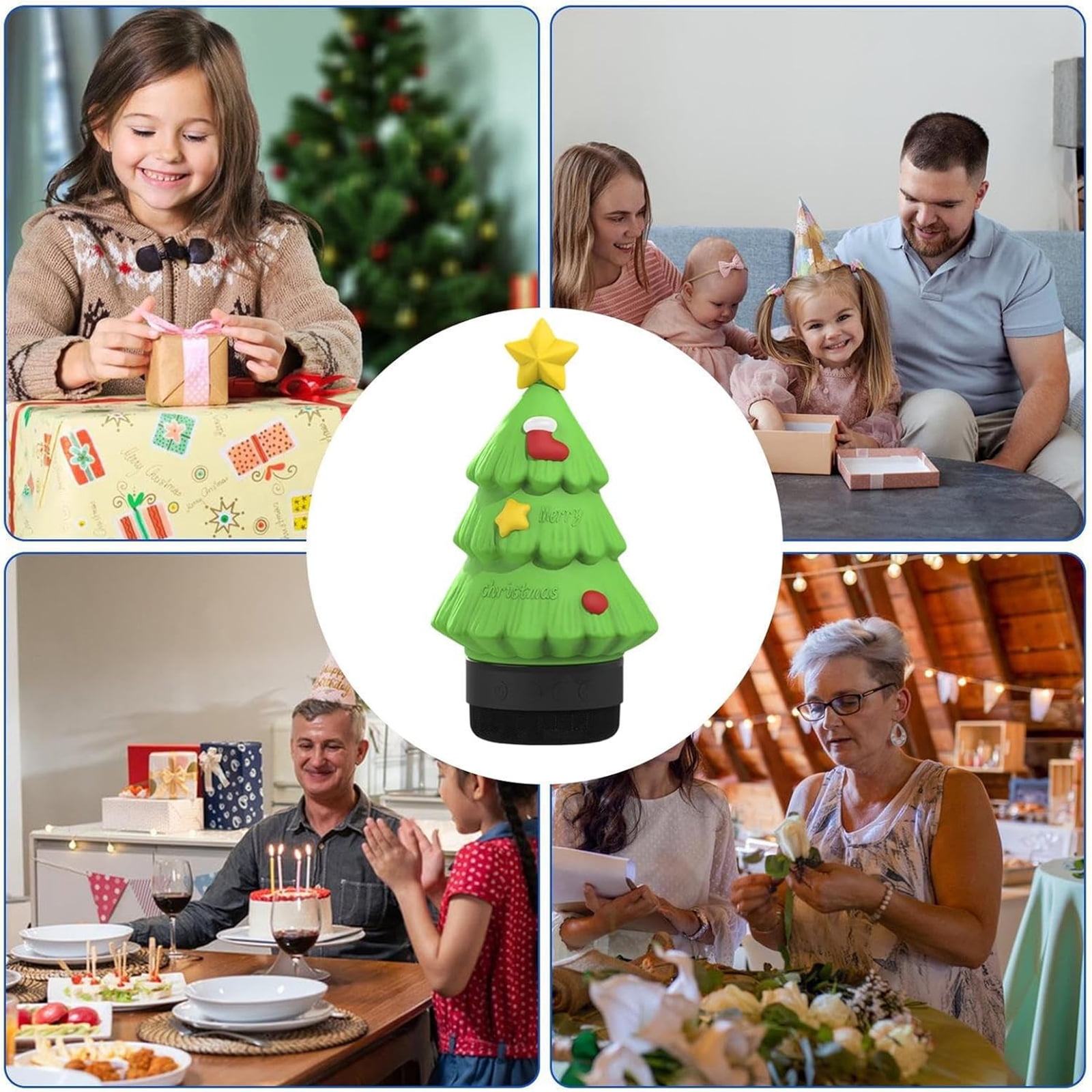 Beautiful And Rechargeable Christmas Tree Night Lights – Home Decor ...