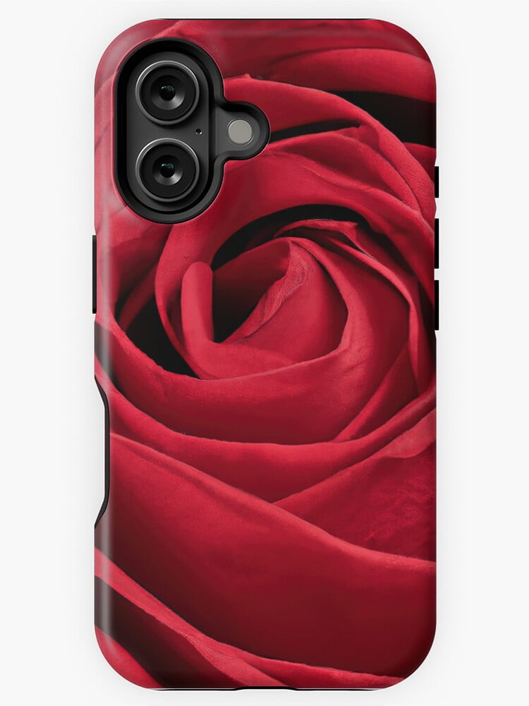 Beautiful Romantic Red Rose Flower Gift For iPhone 11-17 Pro Max Phone ...