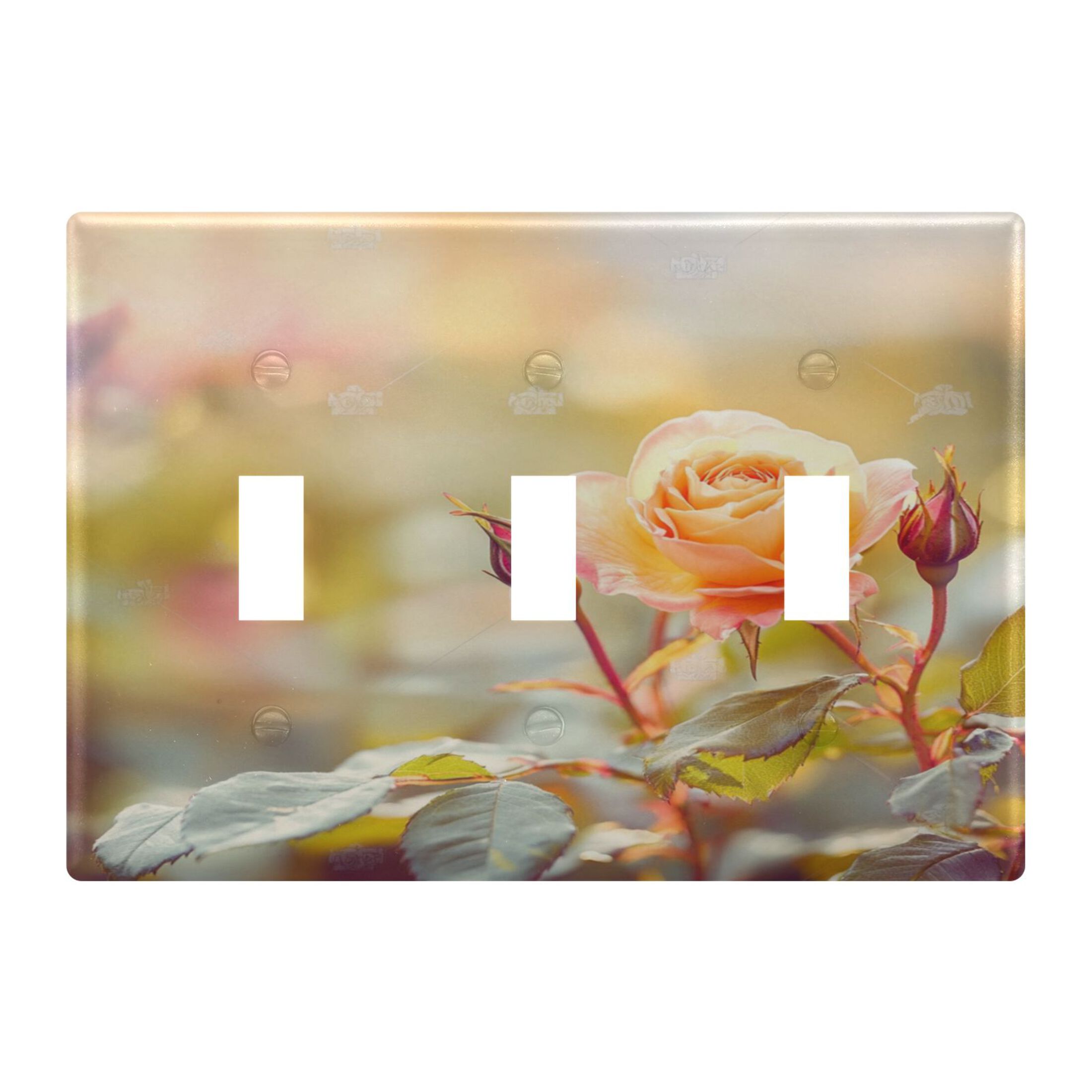 Beautiful Rose Decorative Light Switch Plates Switch Cover Decorative ...