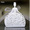 Beautiful Rose Girl Paper Box Laser Hollow Chocolate Wedding Candy Box ...