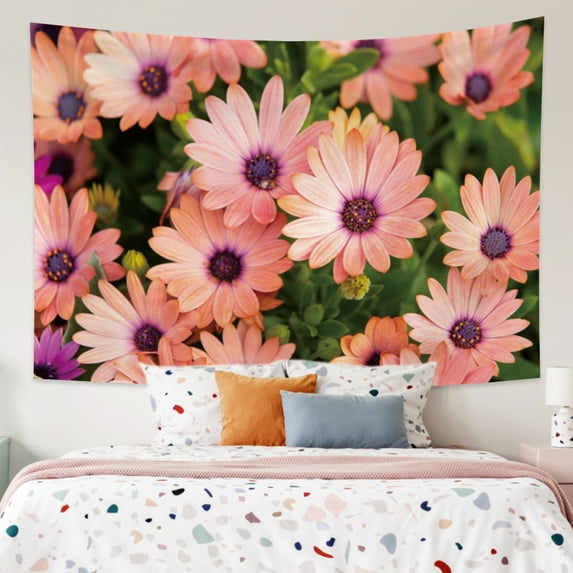 Beautiful Rose Tapestry Wall Hanging Romantic Fresh Daisy Ins Style ...