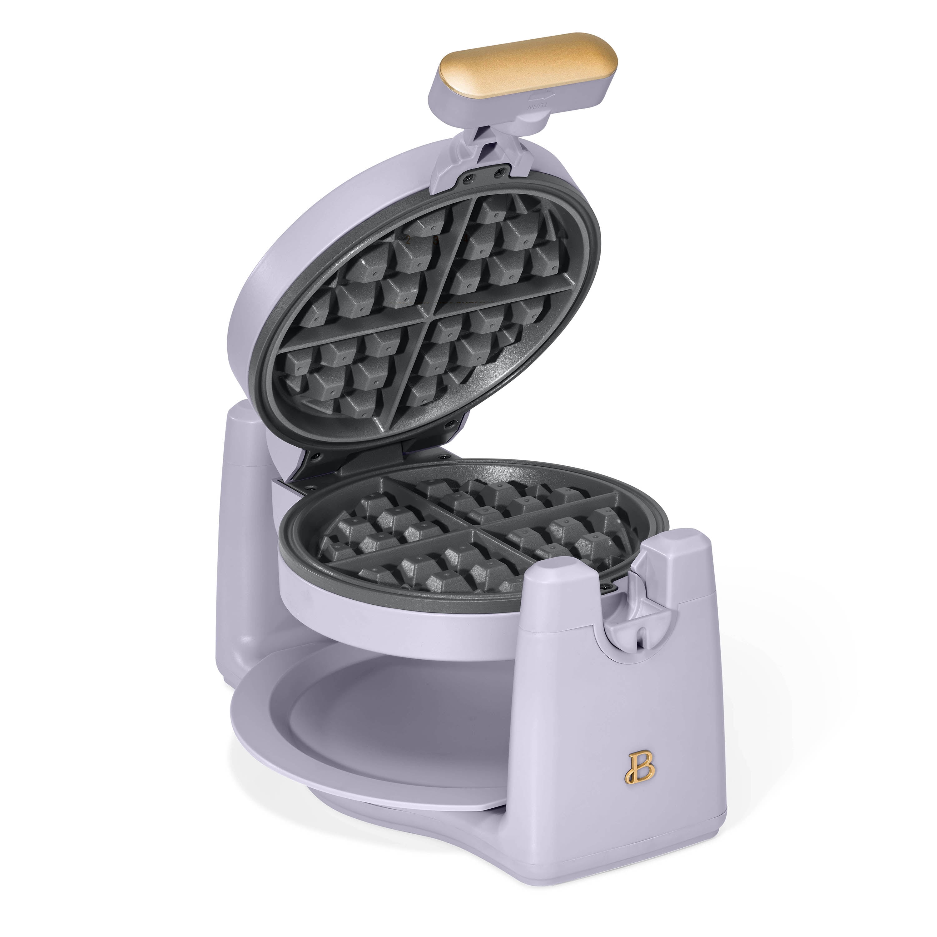 Beautiful Rotating Belgian Waffle Maker, Lavender by Drew Barrymore ...