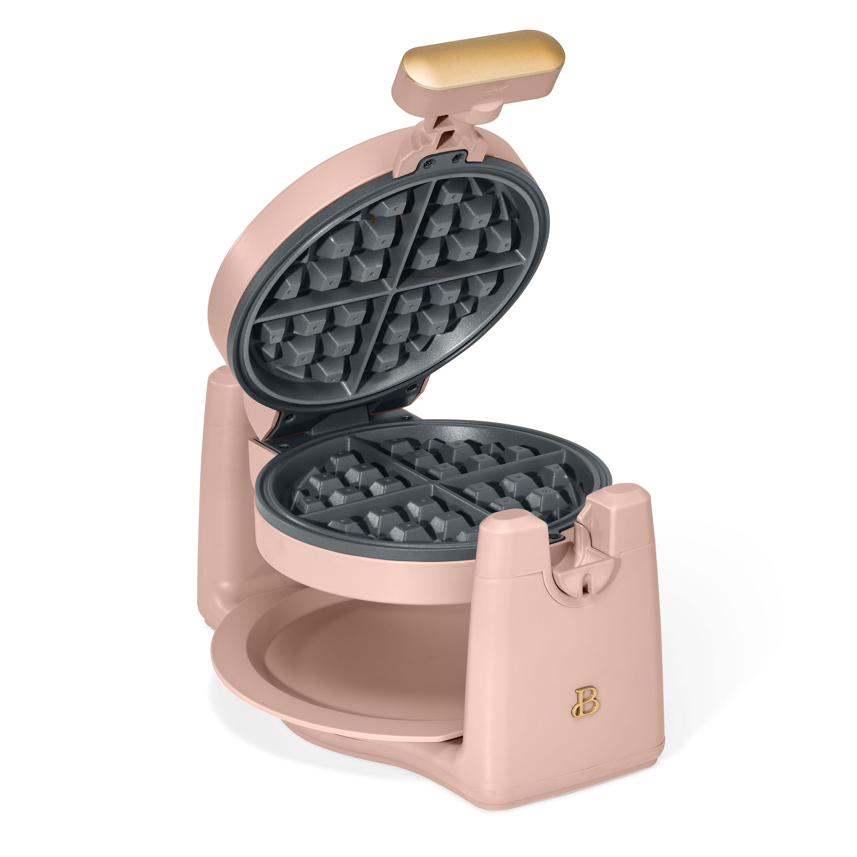 Beautiful Rotating Belgian Waffle Maker, Rose by Drew Barrymore ...