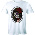 Beautiful Scary Paint Face Lady Halloween Costume Party T-Shirt Horror ...