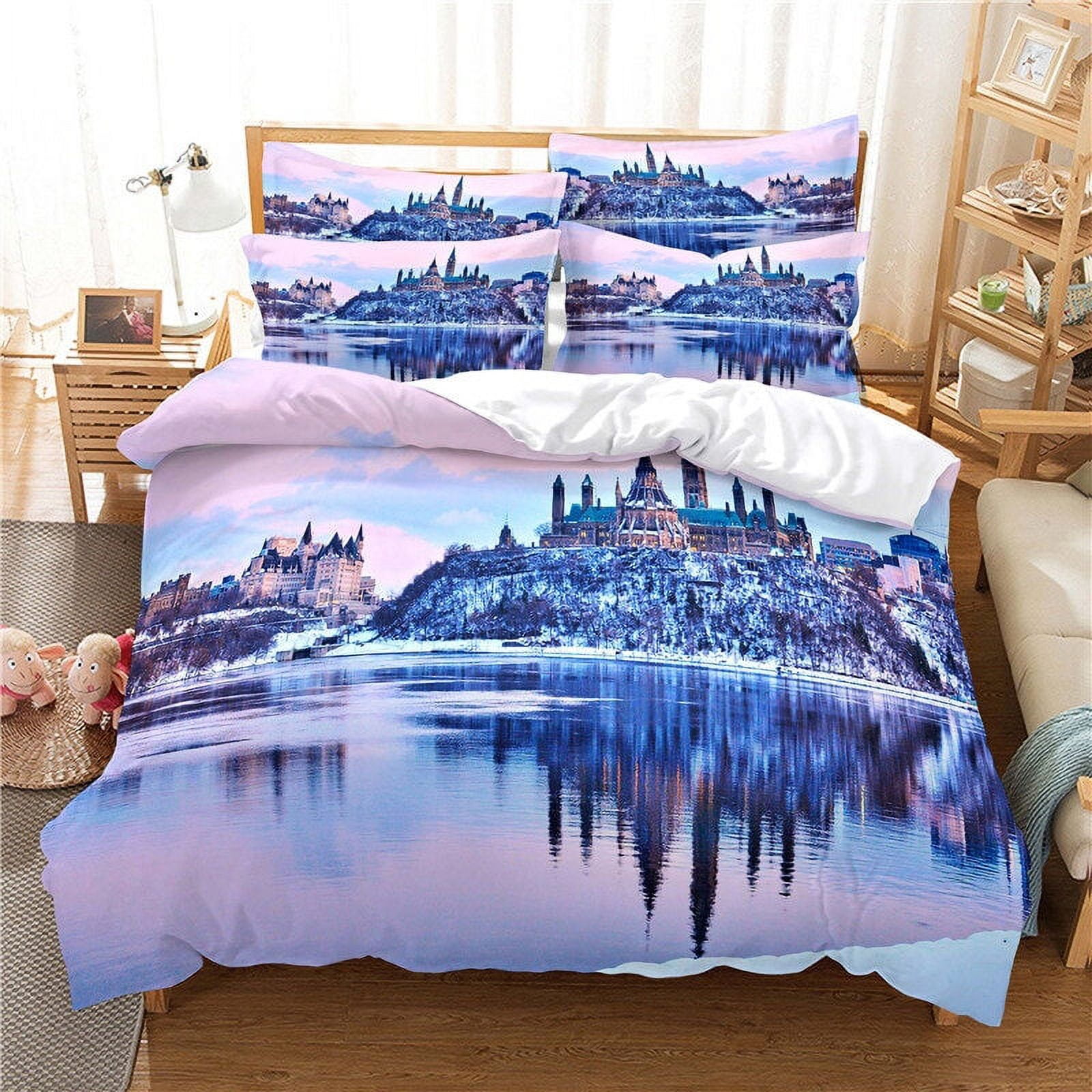 Beautiful Scenery Duvet Cover Tropical Palm Trees Bedding Set ...