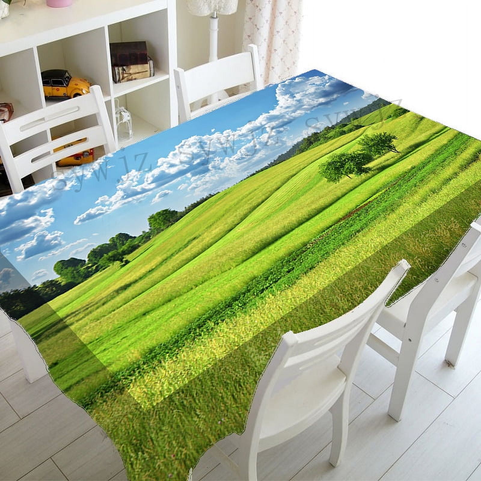 Beautiful Scenery Pattern Waterproof Tablecloth Home r Tablecloth ...