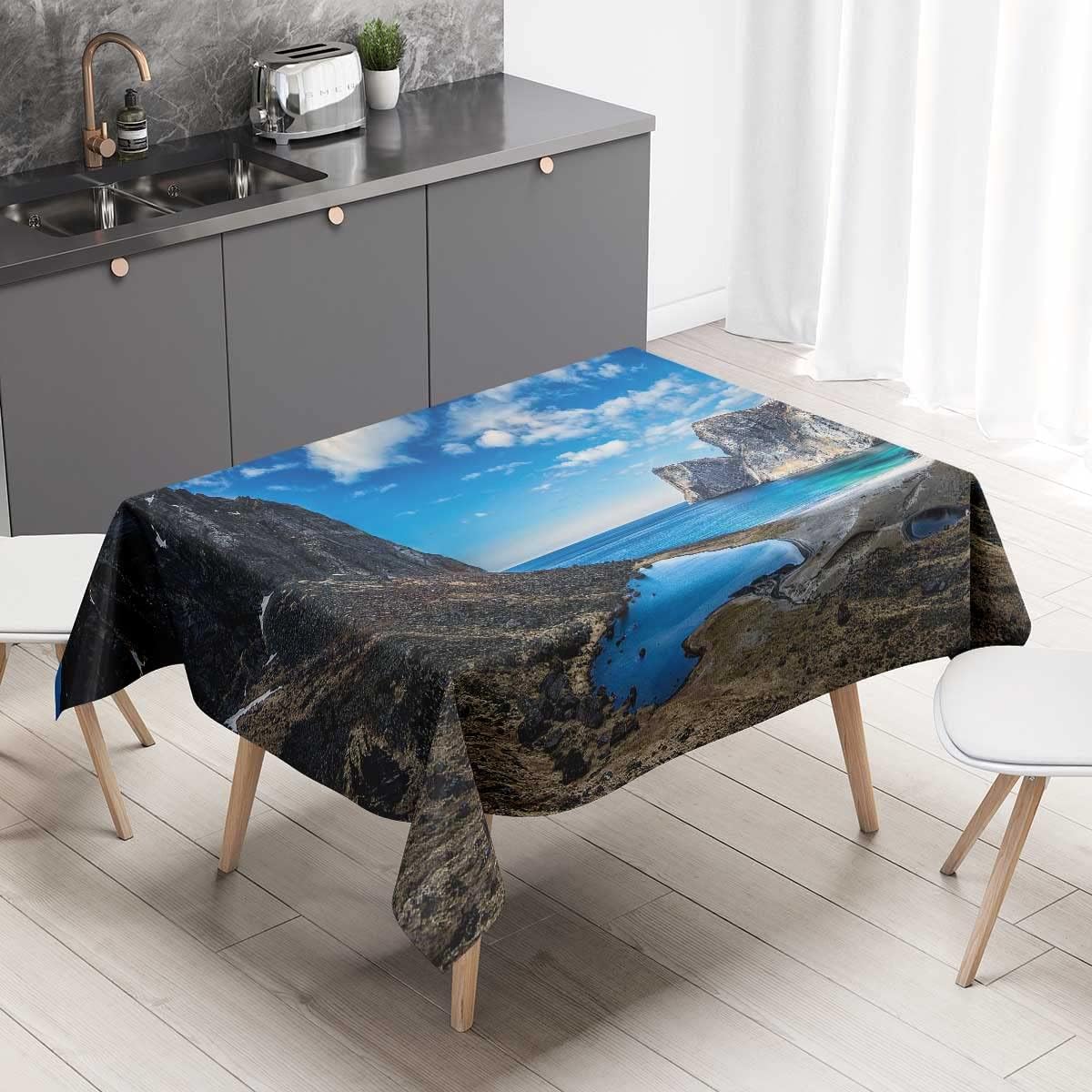 Beautiful Scenery Small Tablecloth Farmhouse Kitchen Home Dinner Décor ...