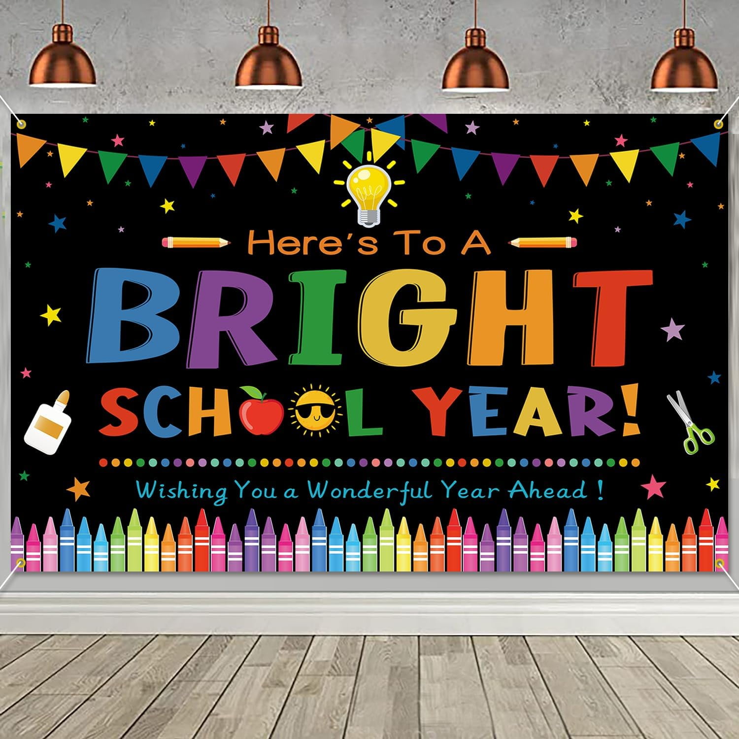 Beautiful School Year Backdrop Banner Back to School Photography ...
