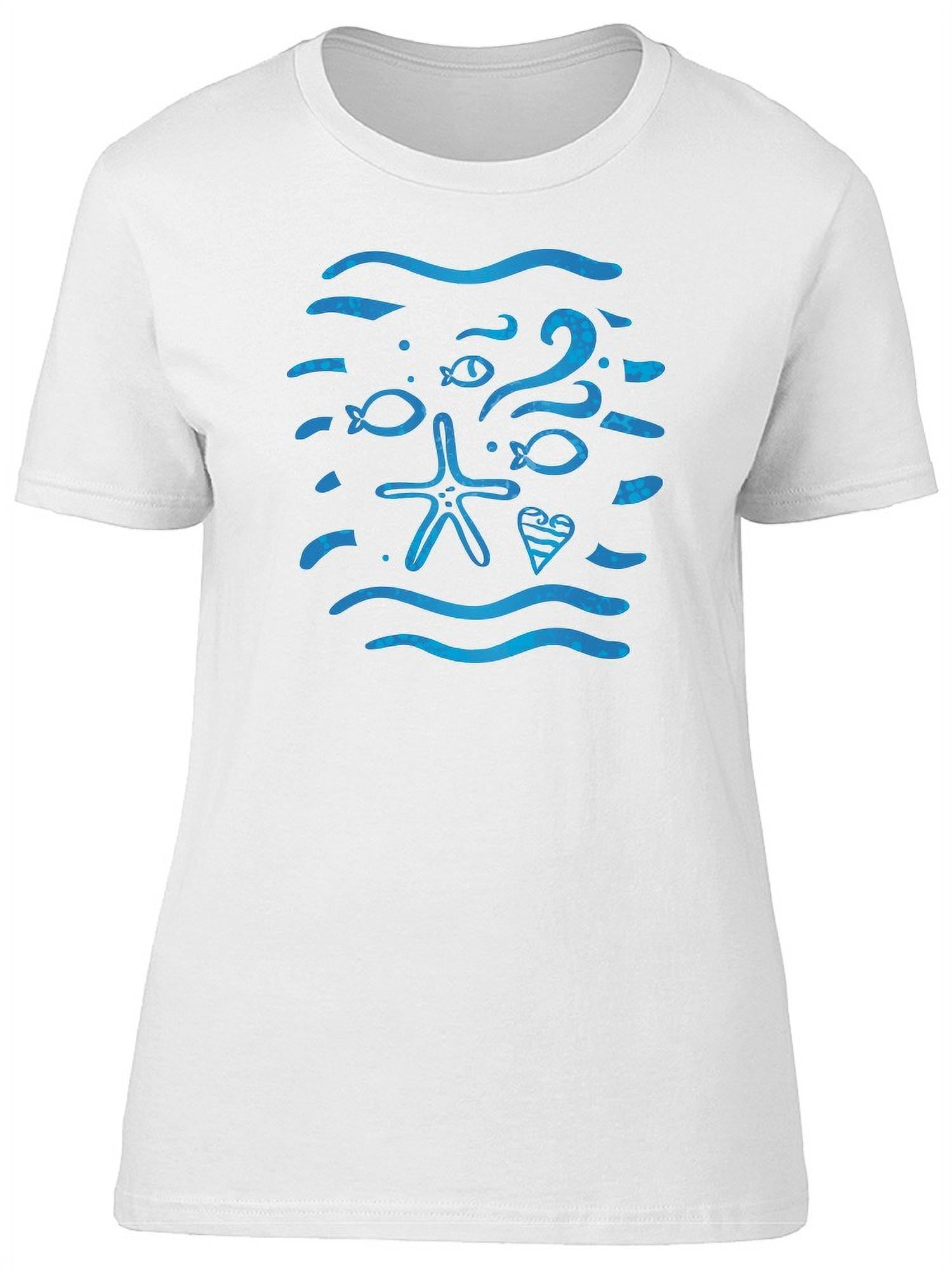 Beautiful Sea Life Starfish T-Shirt Women -Image by Shutterstock ...