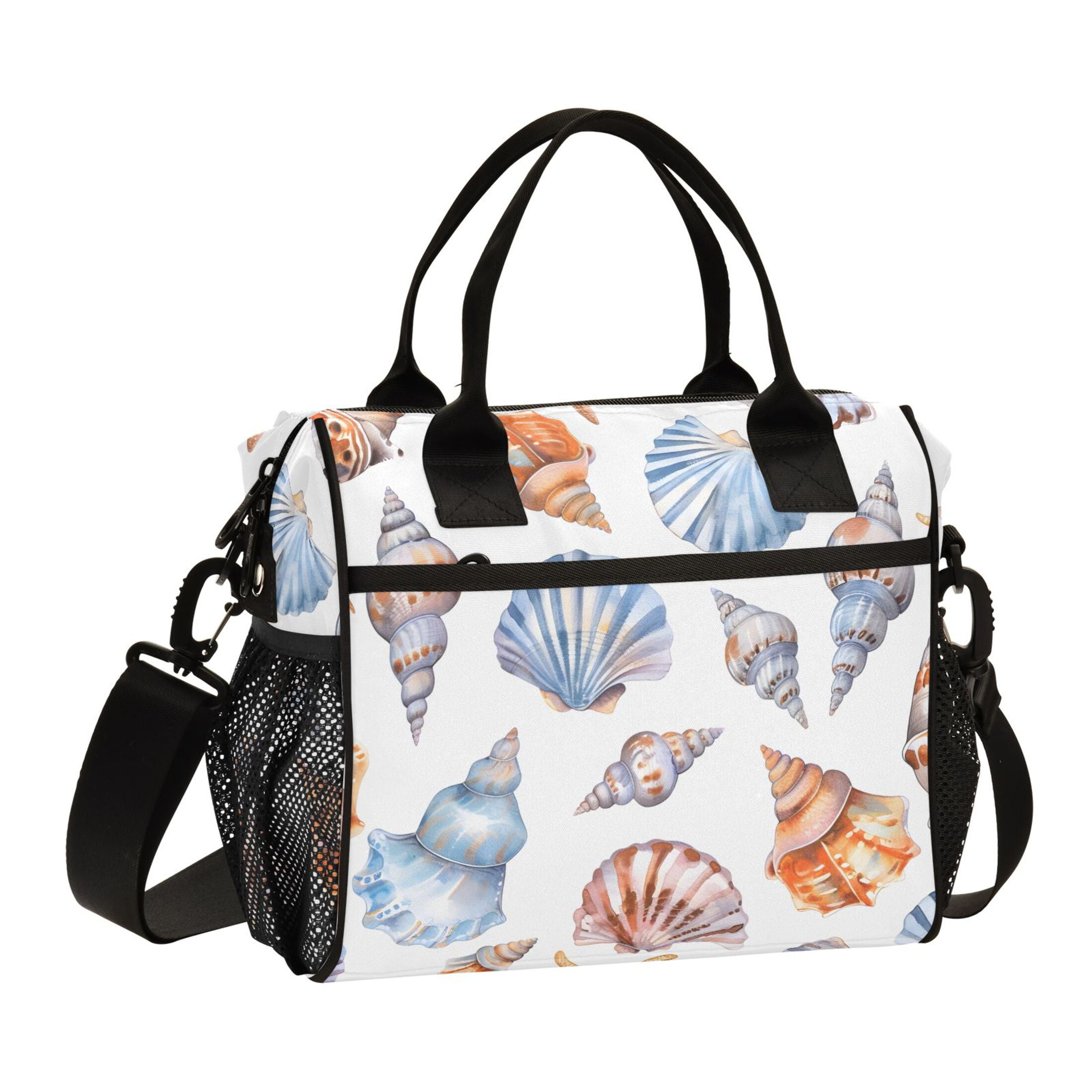 Beautiful Sea Shell Lunch Bag Insulated Lunch Box Leakproof Reusable ...
