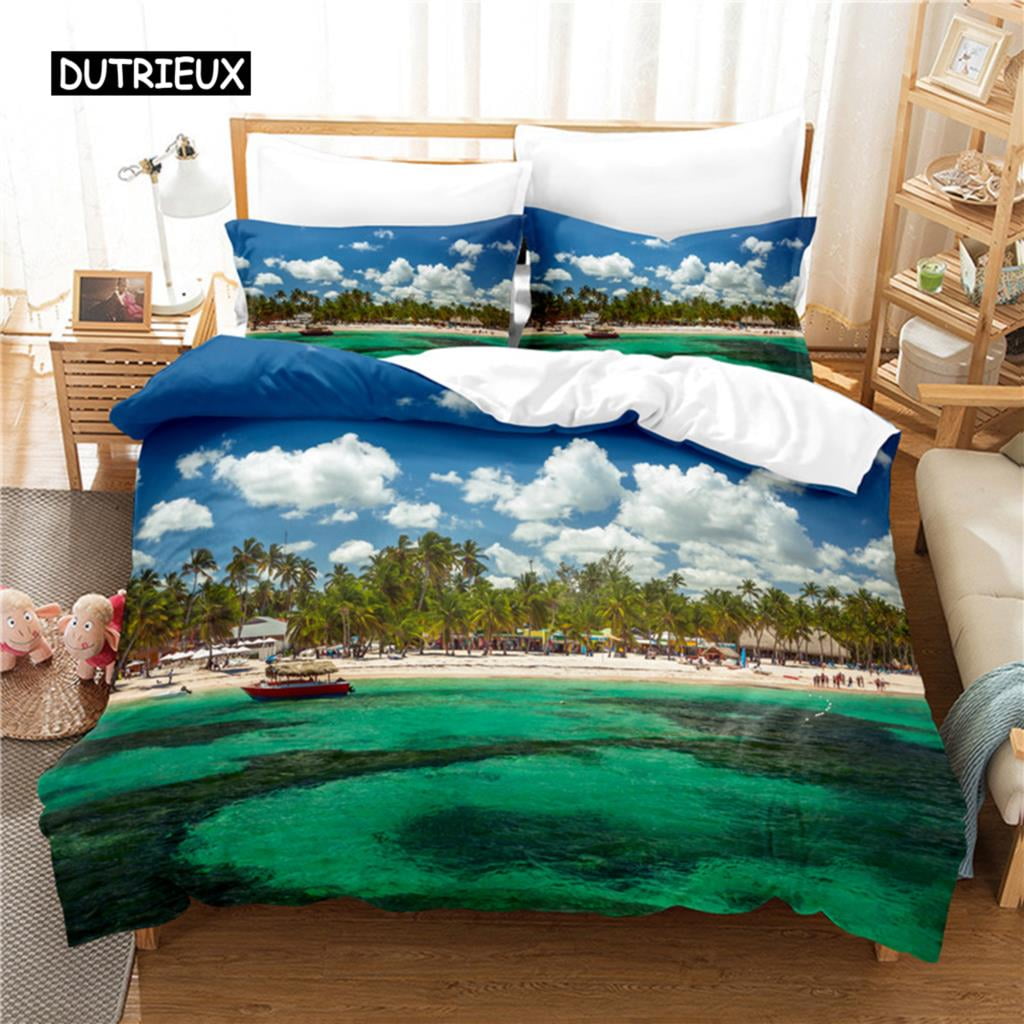 Beautiful Seaside Bedding Set Duvet Cover Set 3d Bedding Digital ...