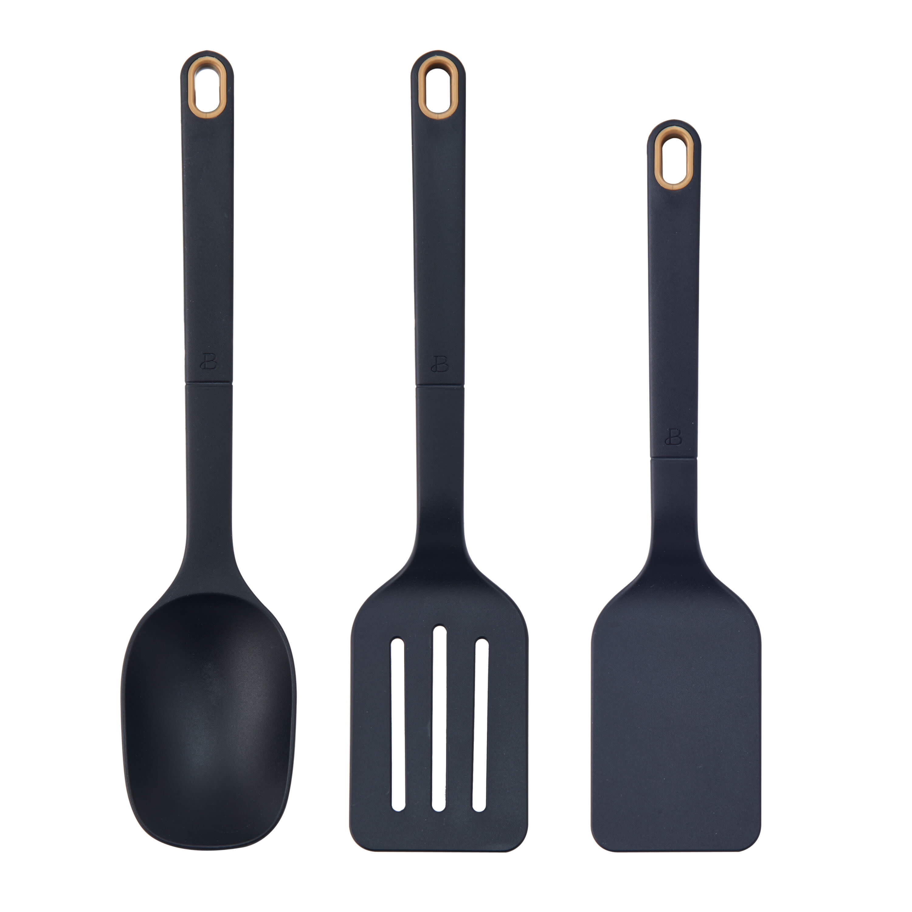 Beautiful Set of 3 Nylon Tools in Black Sesame by Drew Barrymore ...