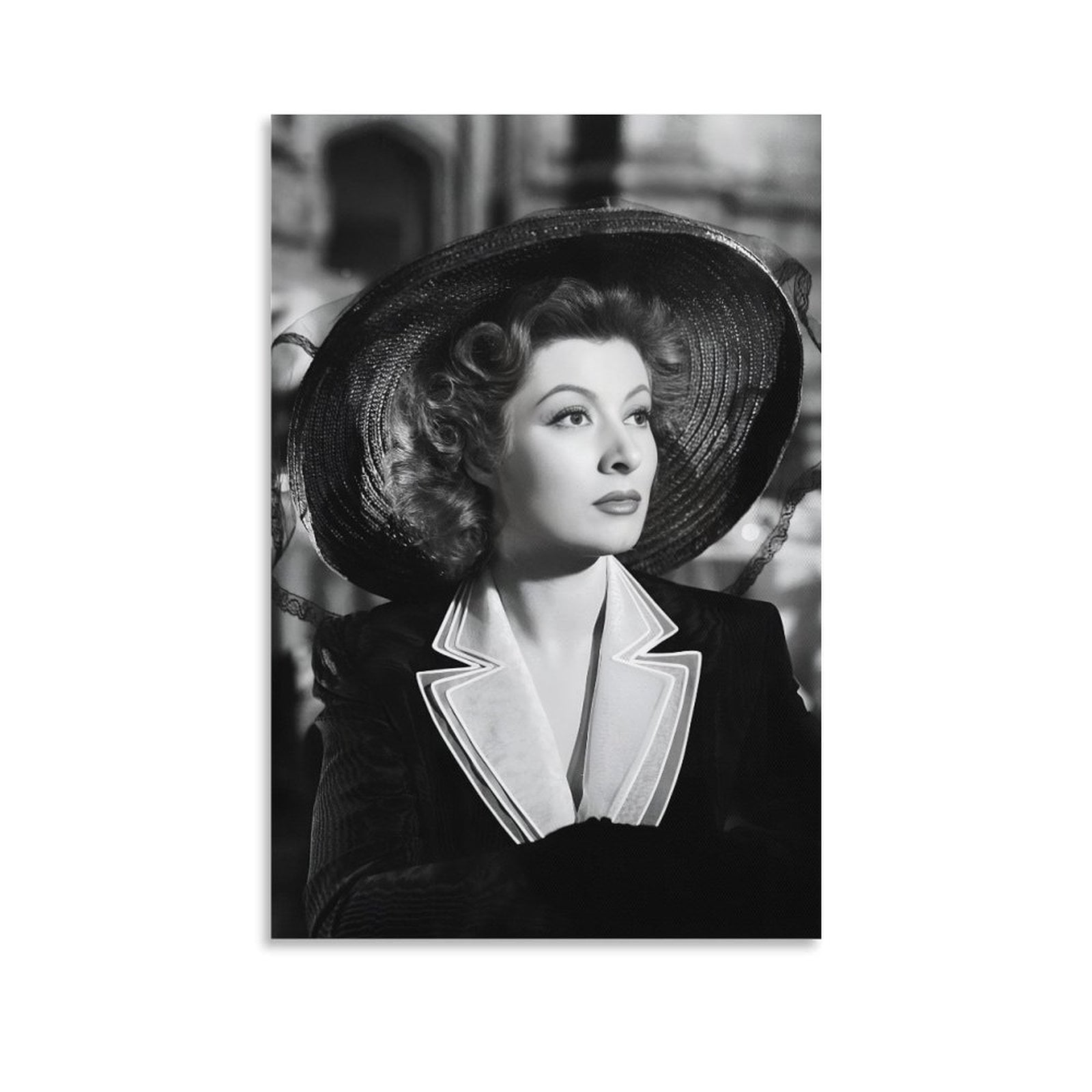 Beautiful And Sexy Actress Greer Garson Retro Poster Picture Print Wall ...