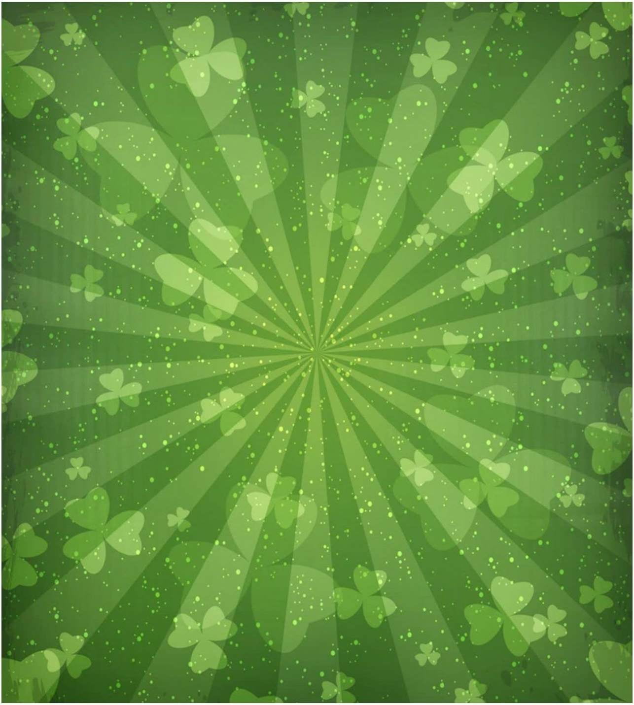 Beautiful Shamrock Clover Leaves Green Dishwasher Magnet Cover Front ...