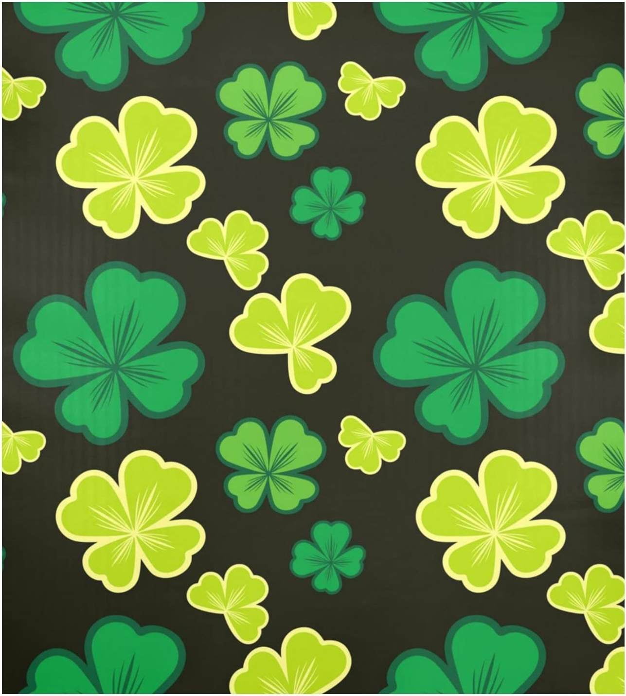 Beautiful Shamrock Green Clover Leaves Dishwasher Magnet Cover Front ...