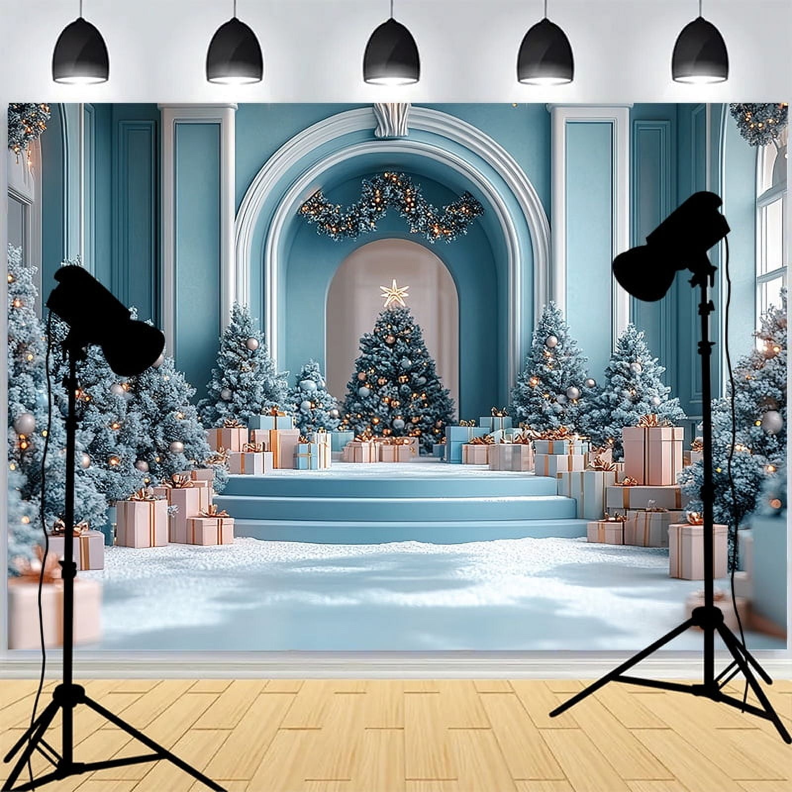 Beautiful Show Cityscape Night Photography Backdrops Happy New Year ...