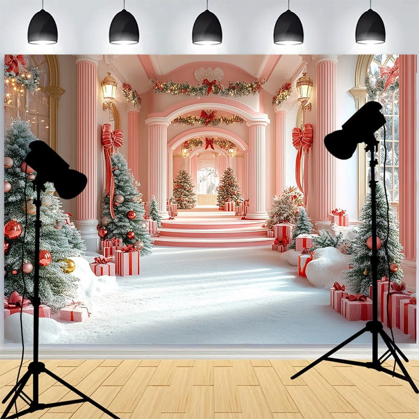 Beautiful Show Cityscape Night Photography Backdrops Happy New Year ...