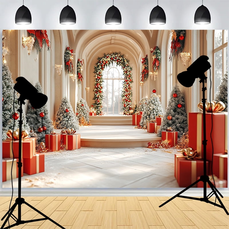 Beautiful Show Cityscape Night Photography Backdrops Happy New Year ...