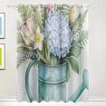 Beautiful Shower Head Blackout Curtains 55W x 84L Living Room Bedroom ...