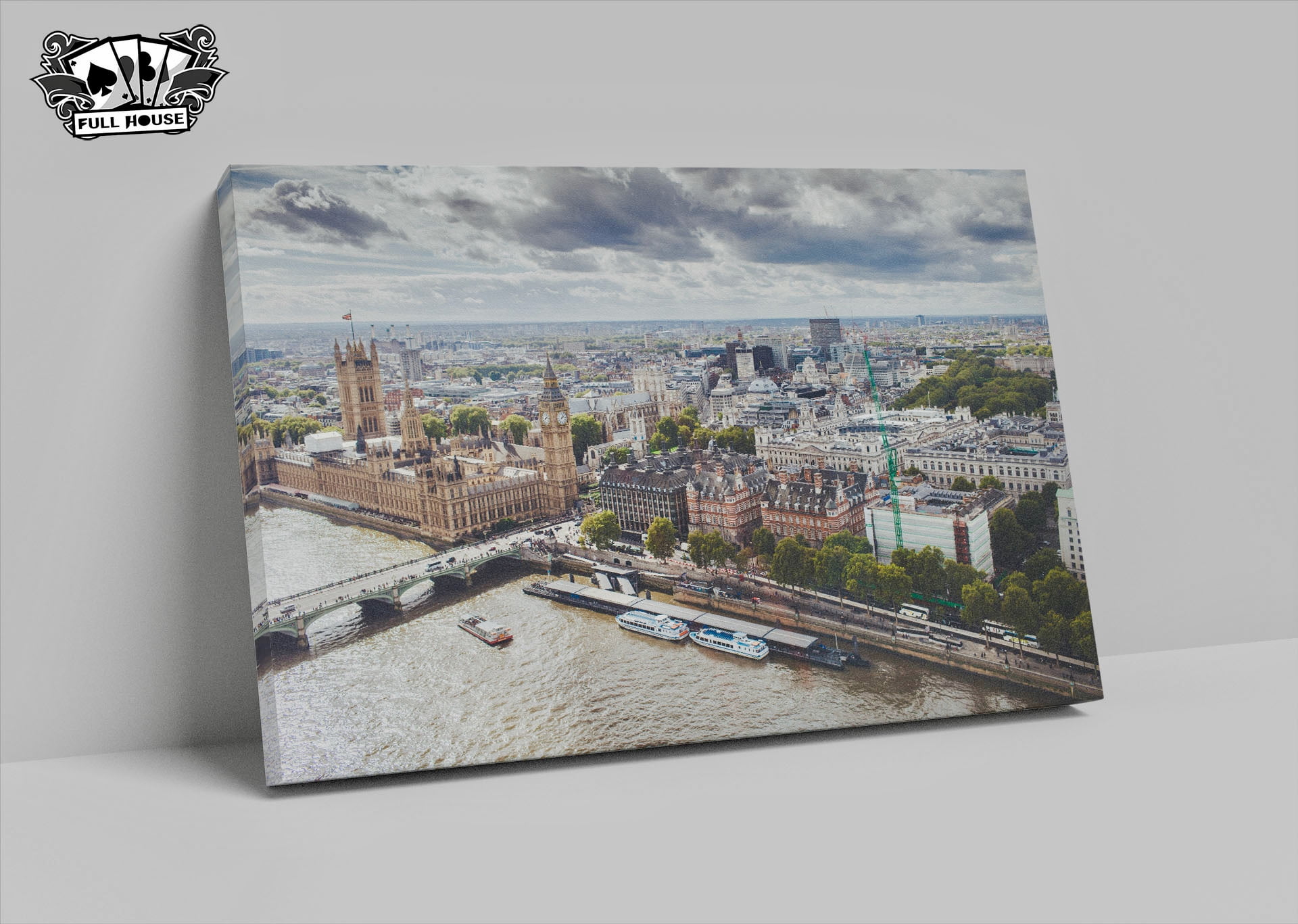 Beautiful Sky View of London United Kingdom with Big Ben Canvas Print ...