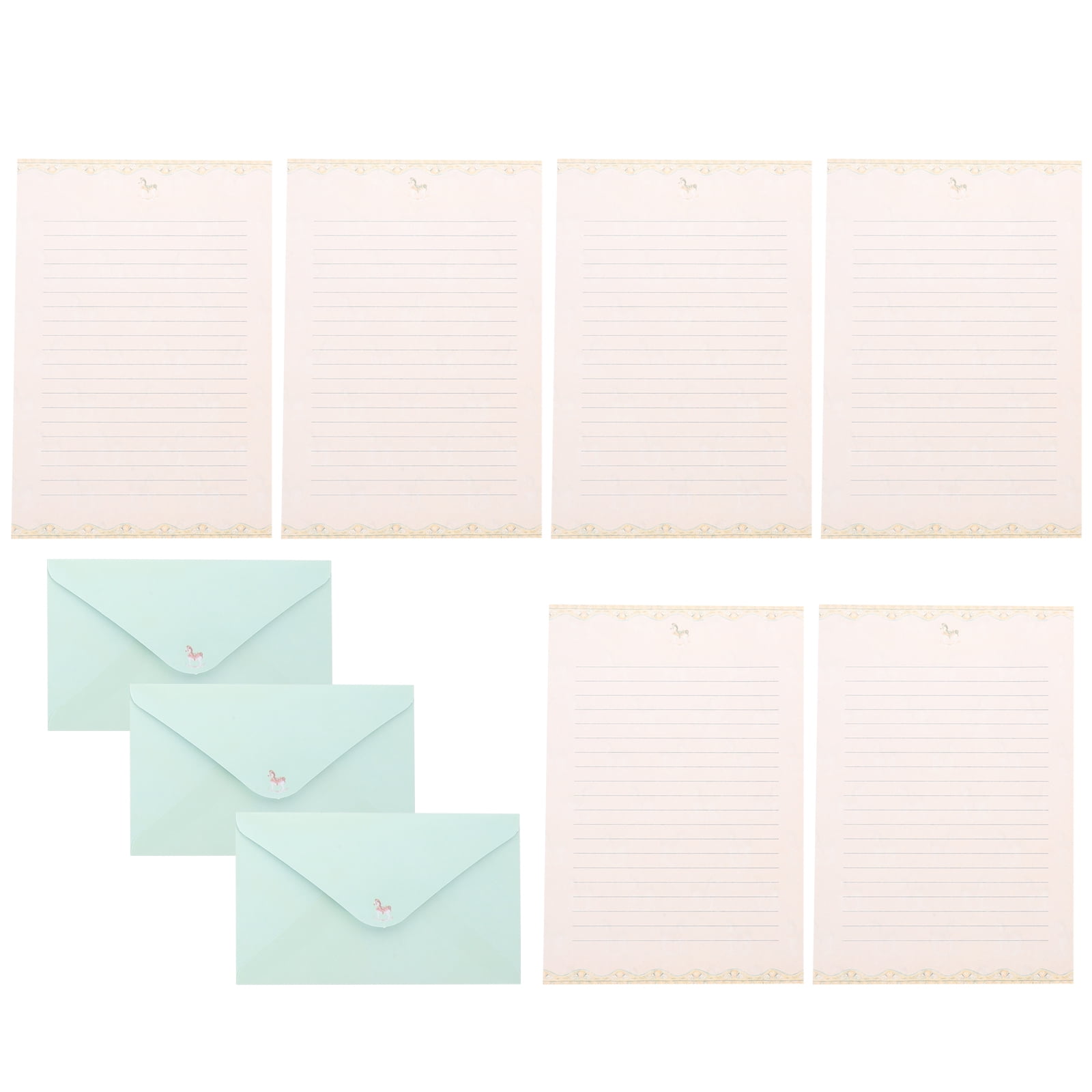 Guichaokj Beautiful Small Fresh Flowers and Set Envelope A5 Stationery ...
