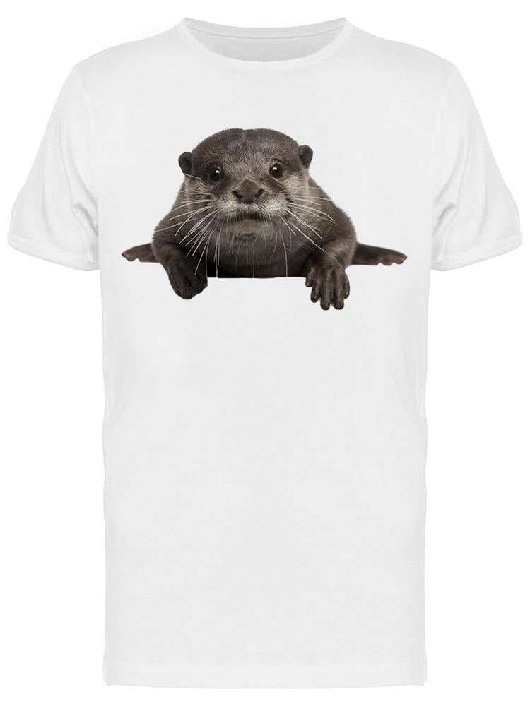 Beautiful Small-clawed Otter T-Shirt Men -Image by Shutterstock, Male x ...