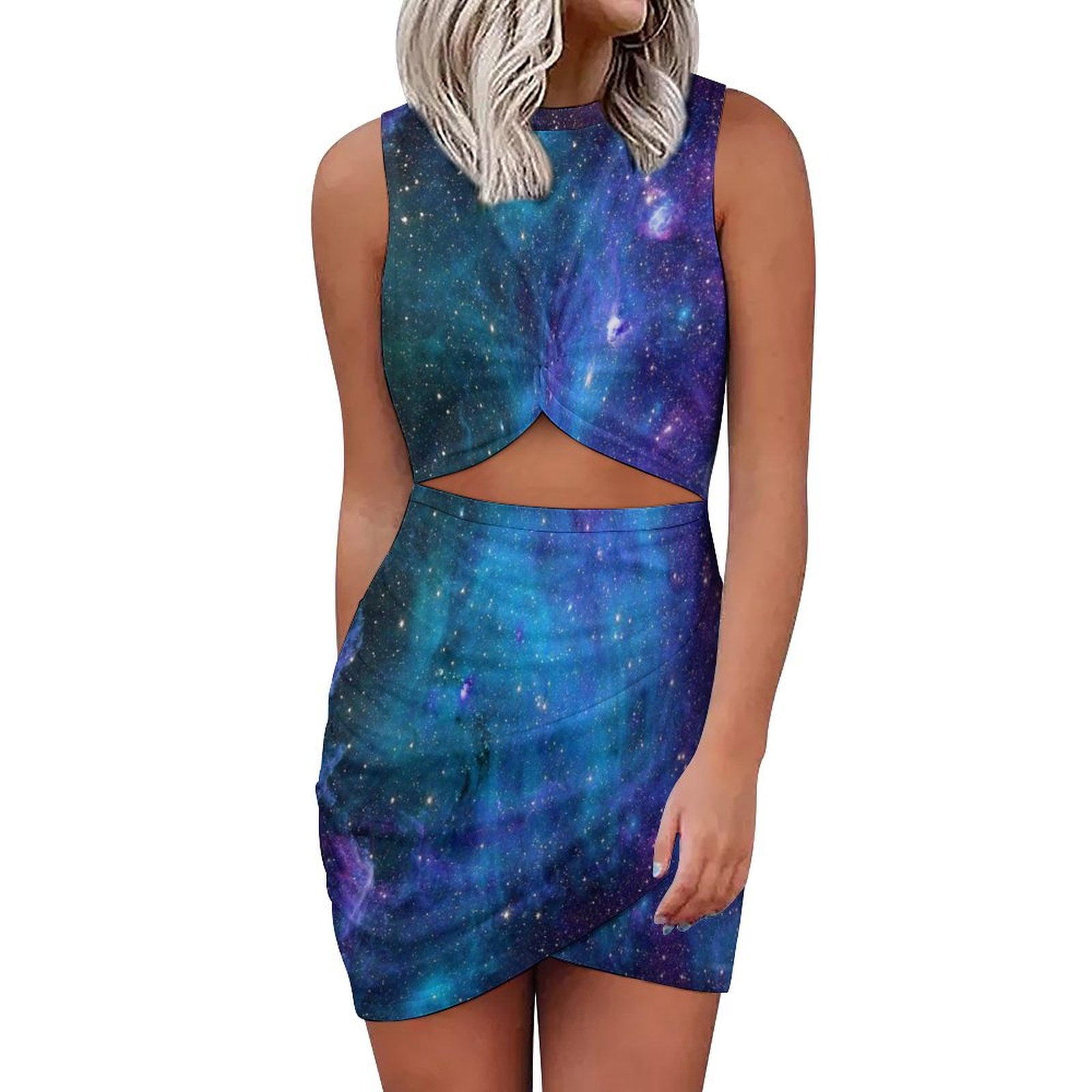 Beautiful Space, Stars, Planets, Cosmos Women's Crossover Slim Hip ...