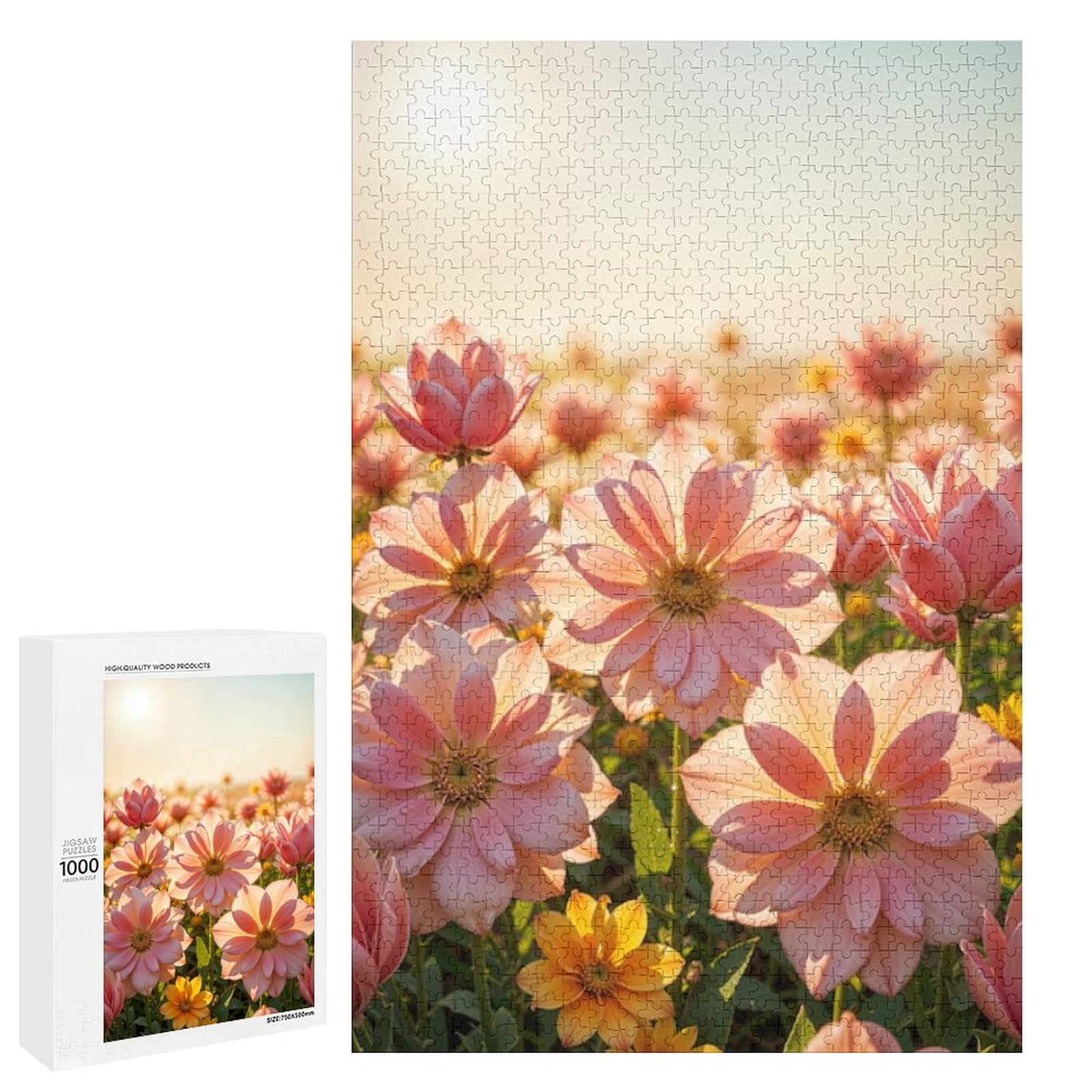 Beautiful Springtime Flower Puzzles for Adults - 1000 Pieces, a Floral ...