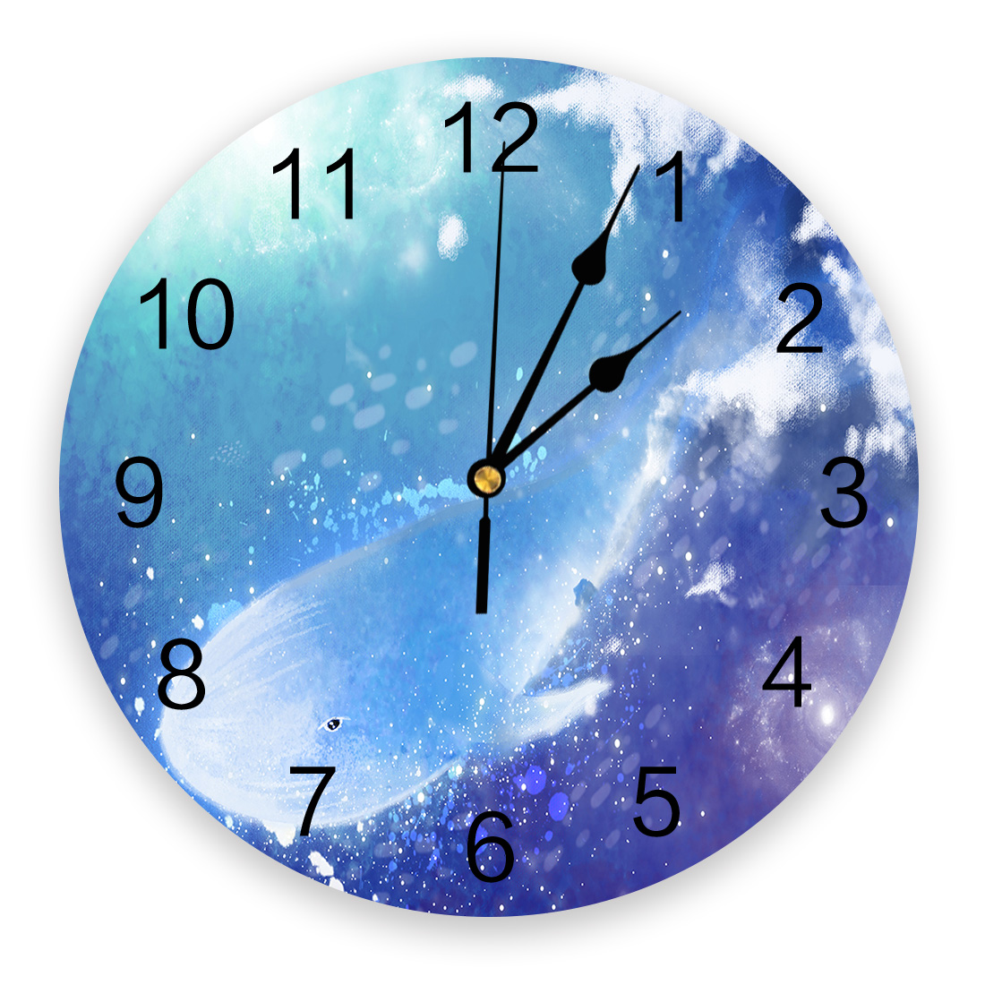 Beautiful Starry Sky Universe Stars Wall Clock Art Clocks Personality ...