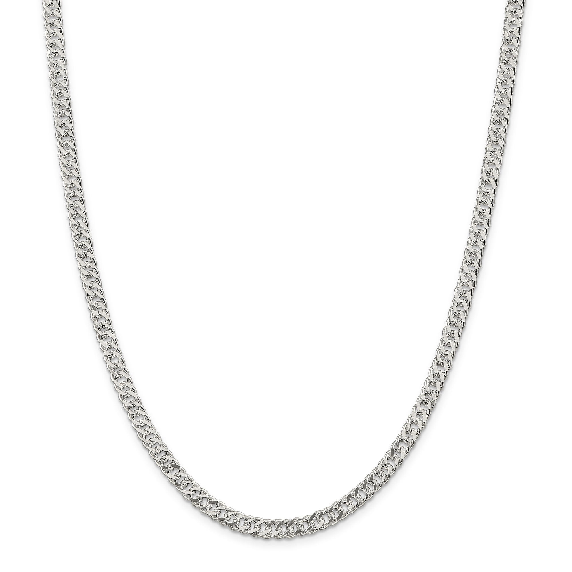 Beautiful Sterling Silver 5.5mm Rambo Chain - Walmart.com