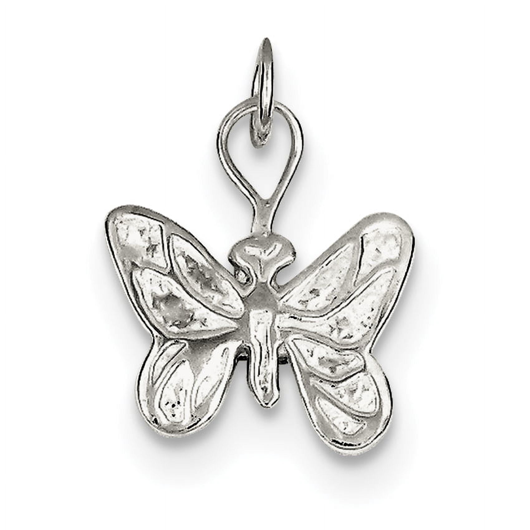 Beautiful Sterling Silver Butterfly Charm - Walmart.com
