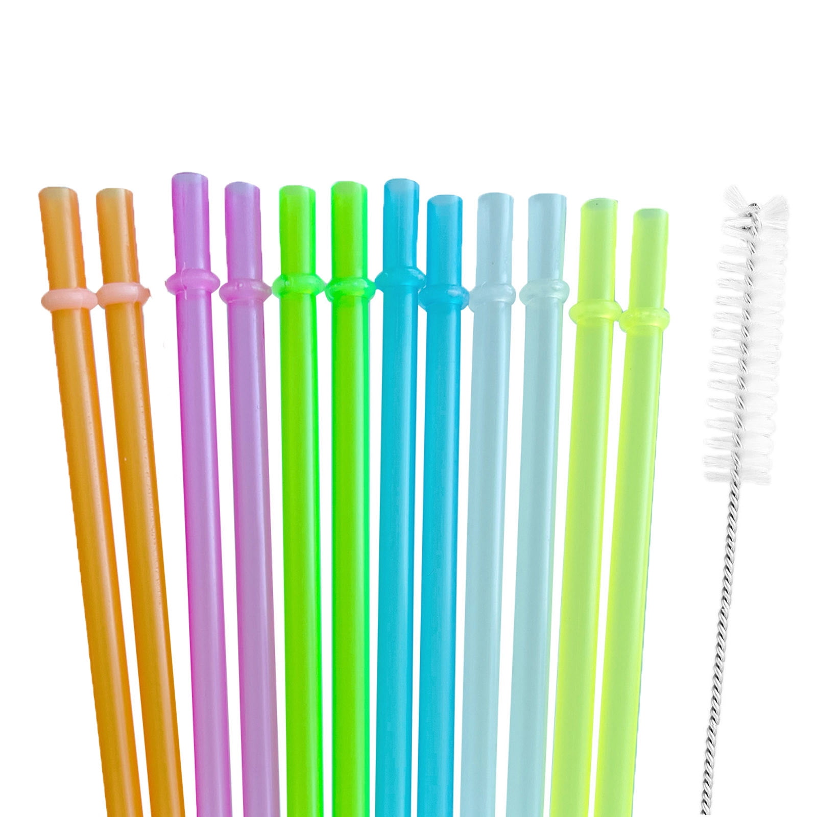 Beautiful Straws Reusable Straw Hard Pp Extended Tall Drink Straw Color ...
