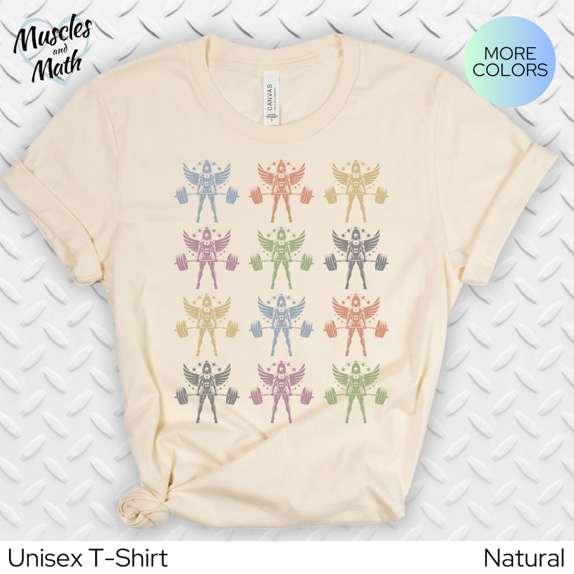 Beautiful Strength Shirt Her, Female Weightlifter Bodybuilder Fantasy ...