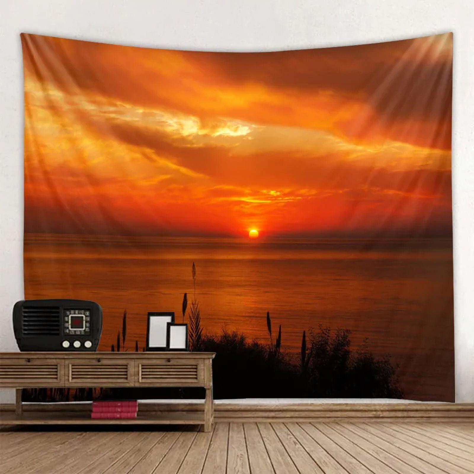 Beautiful Sunrise Sunset Landscape Large Wall Tapestry Cheap Hippie ...