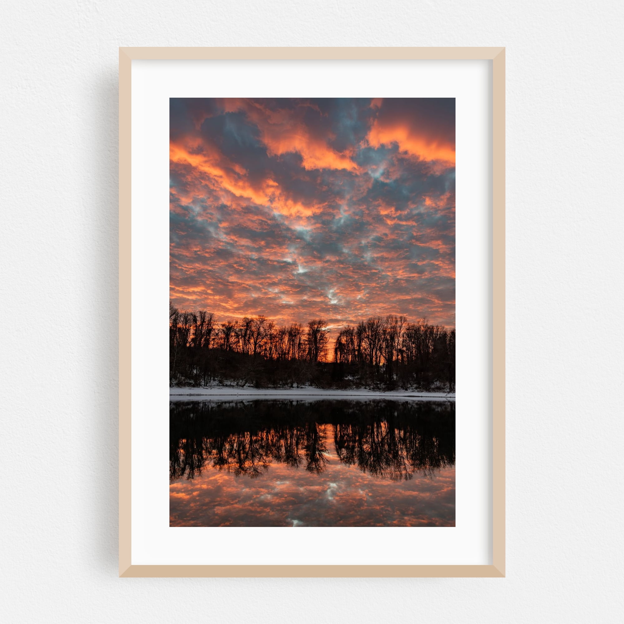 Beautiful Sunset Clouds over Lake Marburg - Hanover Pennsylvania ...