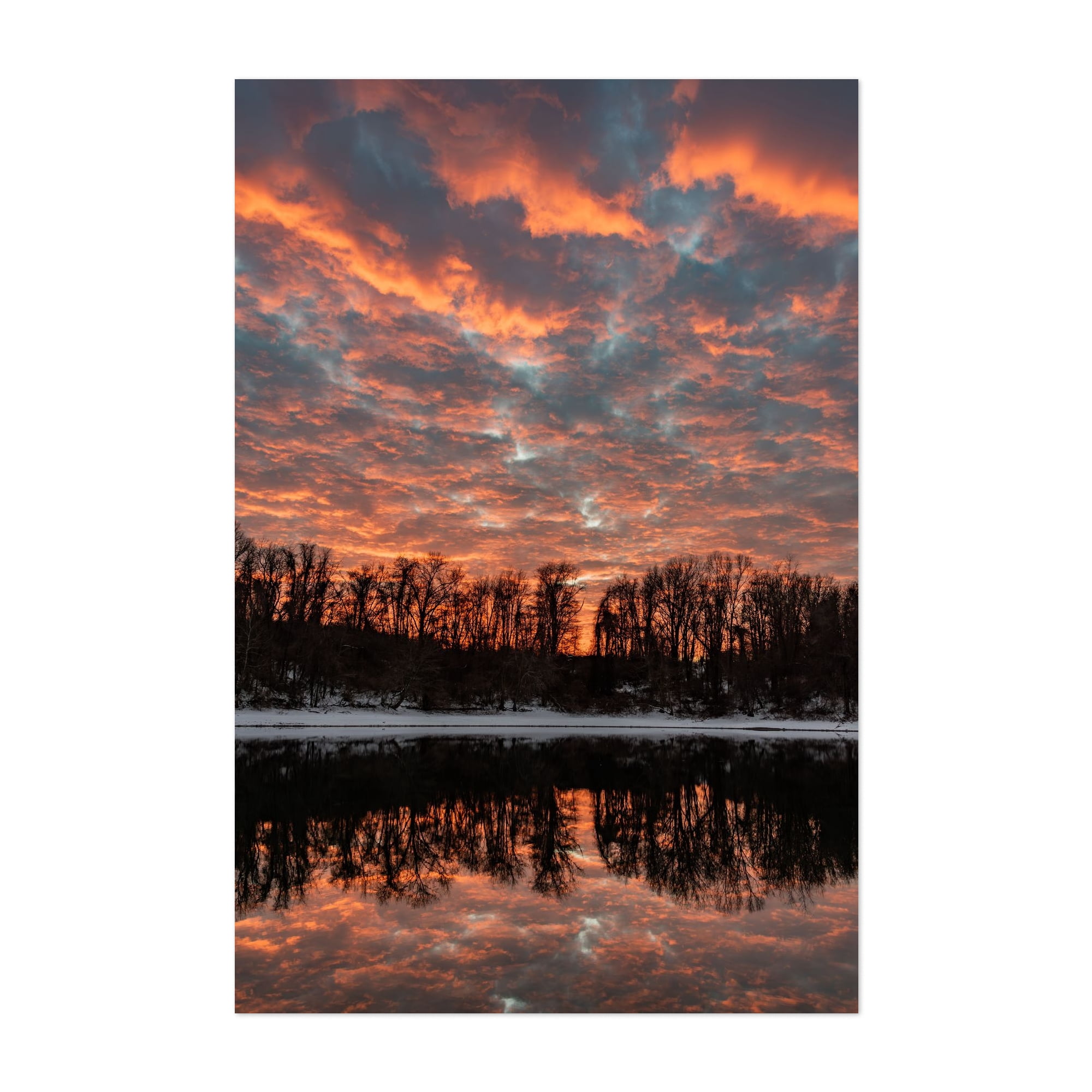 Beautiful Sunset Clouds over Lake Marburg - Hanover Pennsylvania ...
