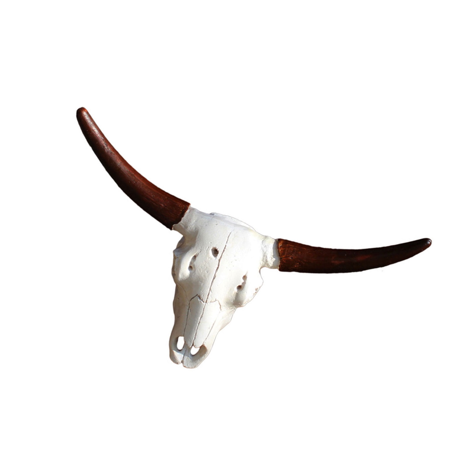 Beautiful Texture Pattern Resins Long Horn Bulls Head Unique Sculpture ...
