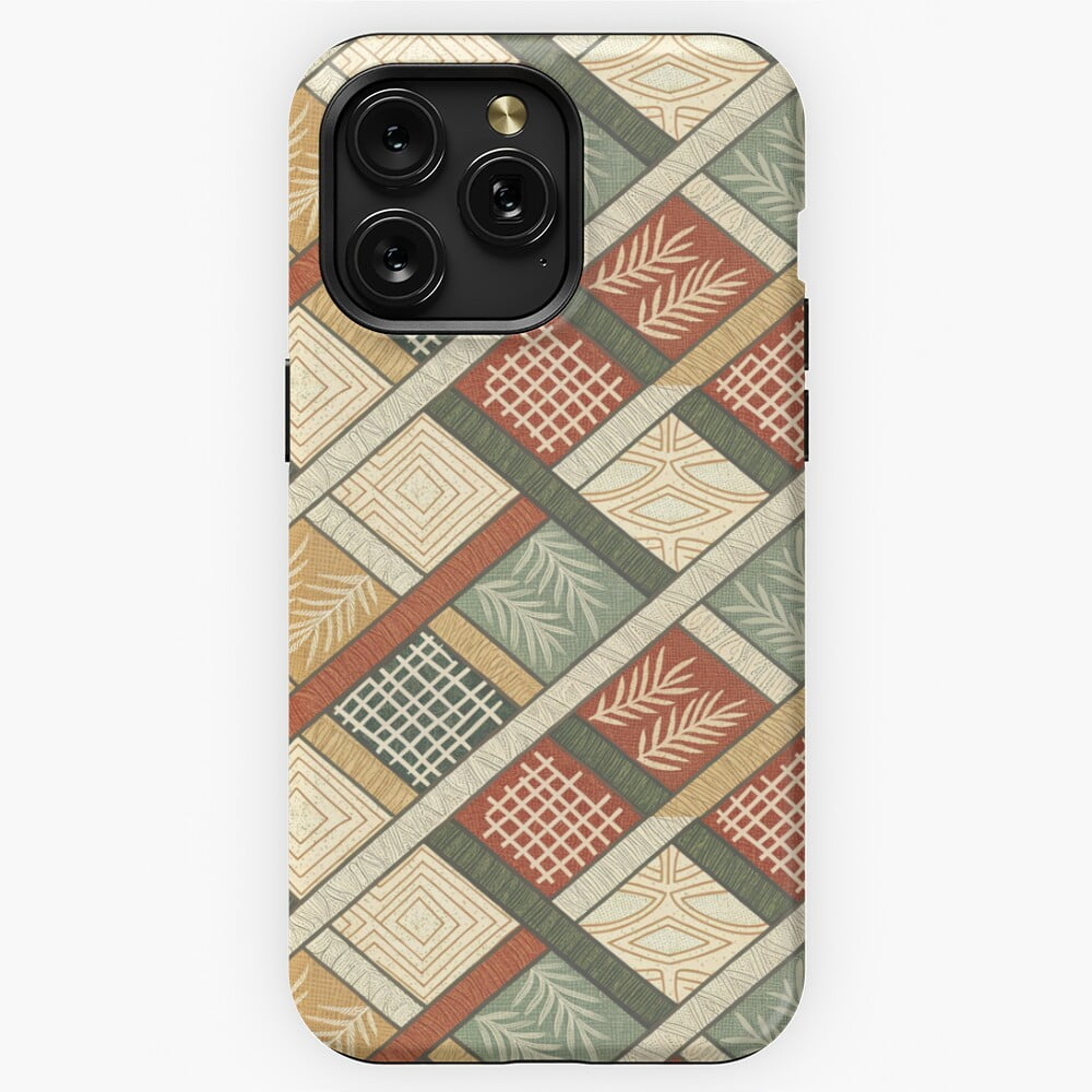 Beautiful Texture With Geometric Patterns iPhone Tough Case for iPhone ...
