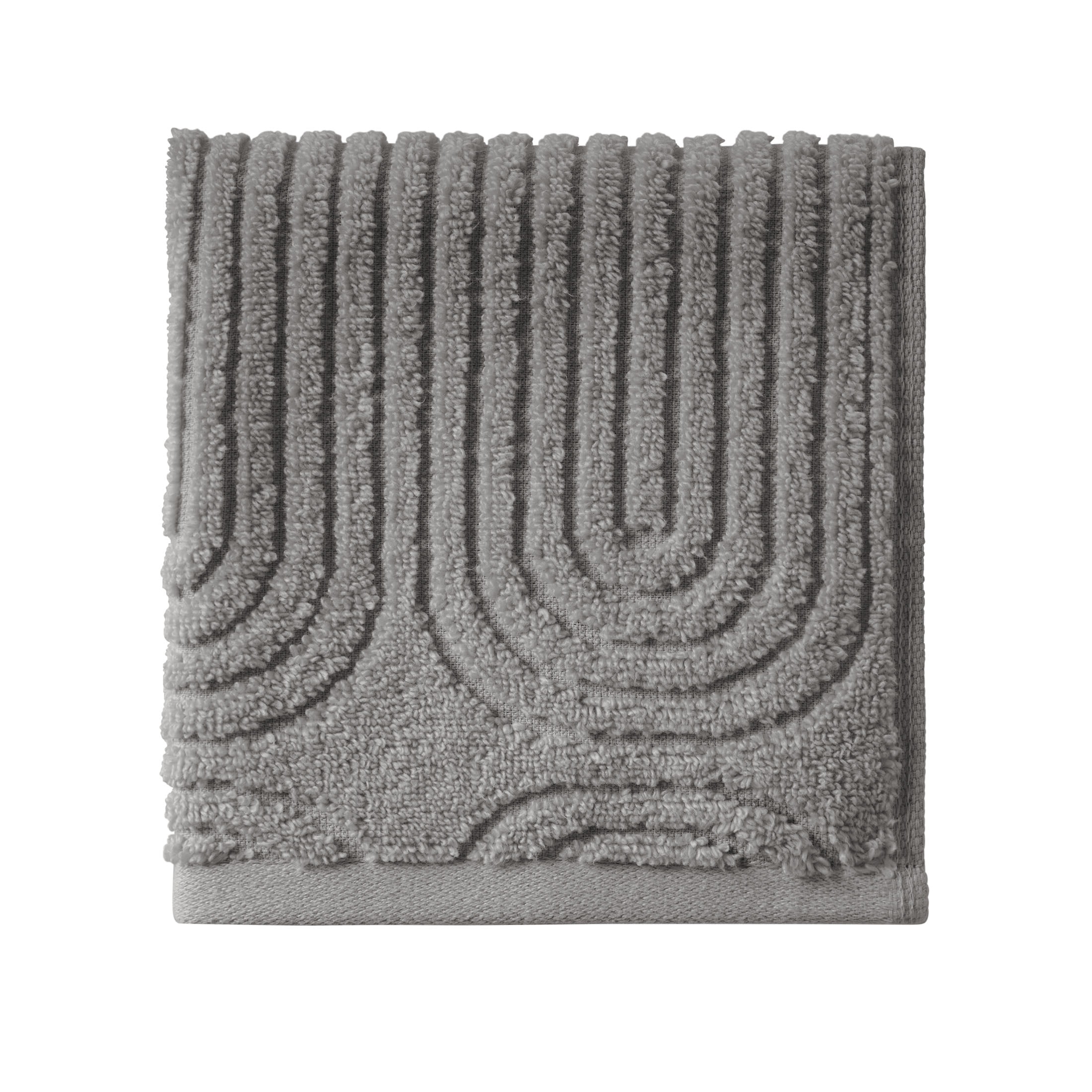Beautiful by Drew Barrymore Textured Washcloth, Soft 100% Cotton ...