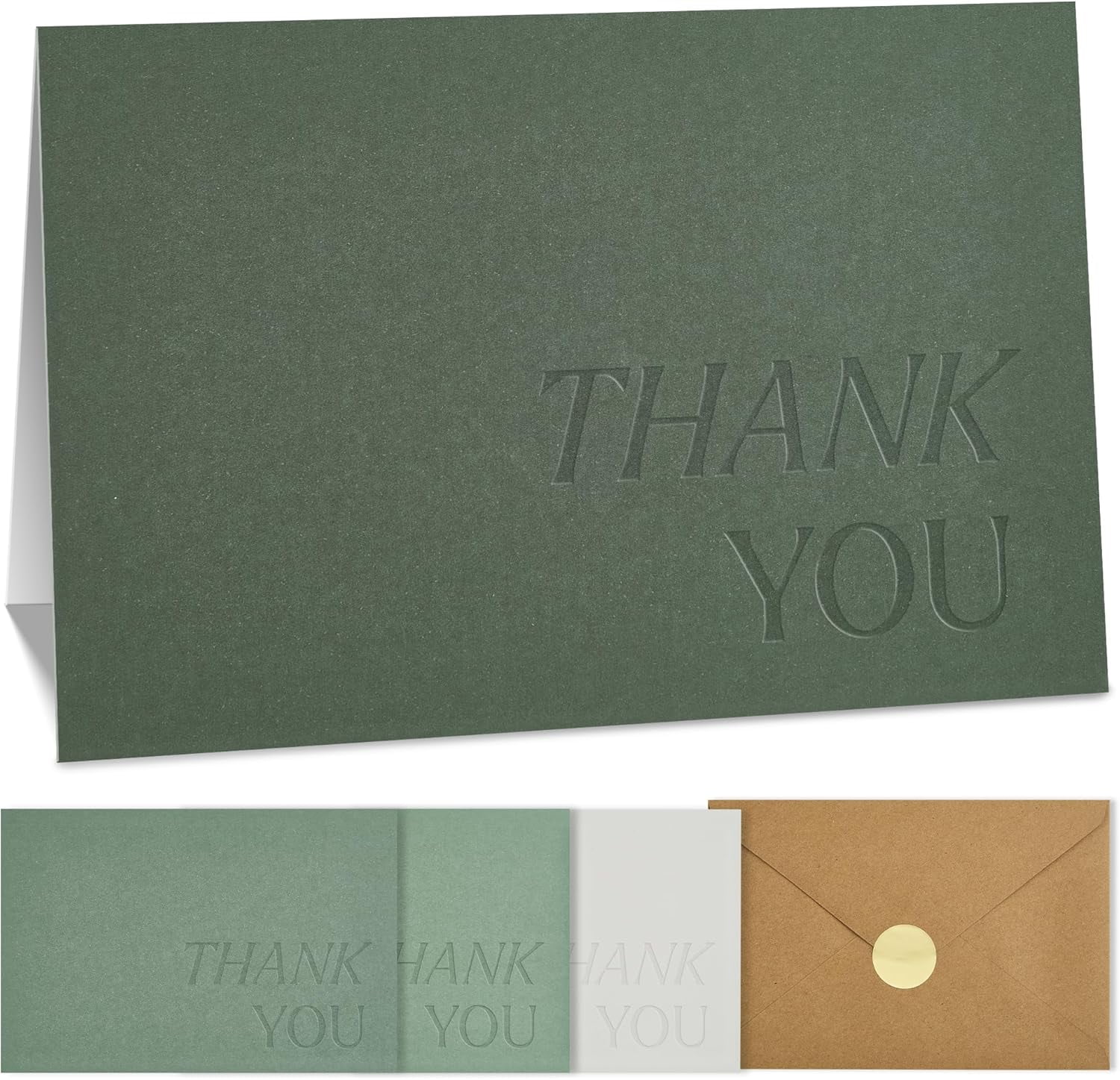 Beautiful Thank You Cards Set of 30 With Envelopes and Stickers ...