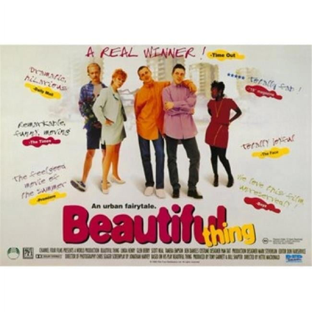 Beautiful Thing Movie Poster - 17 x 11 in. - Walmart.com