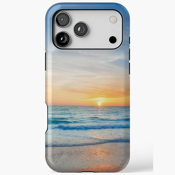 Beautiful Tropical Ocean Beach Sunset Scenery Phone Case for iPhone 11 ...