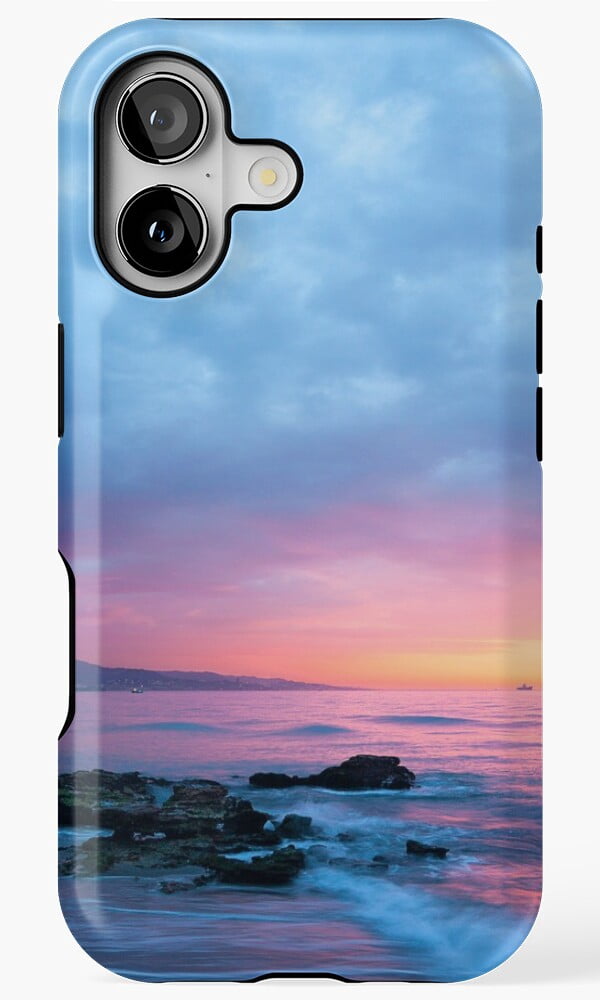Beautiful Tropical Ocean Sunset Photo Art Phone Case for iPhone 17 16 ...