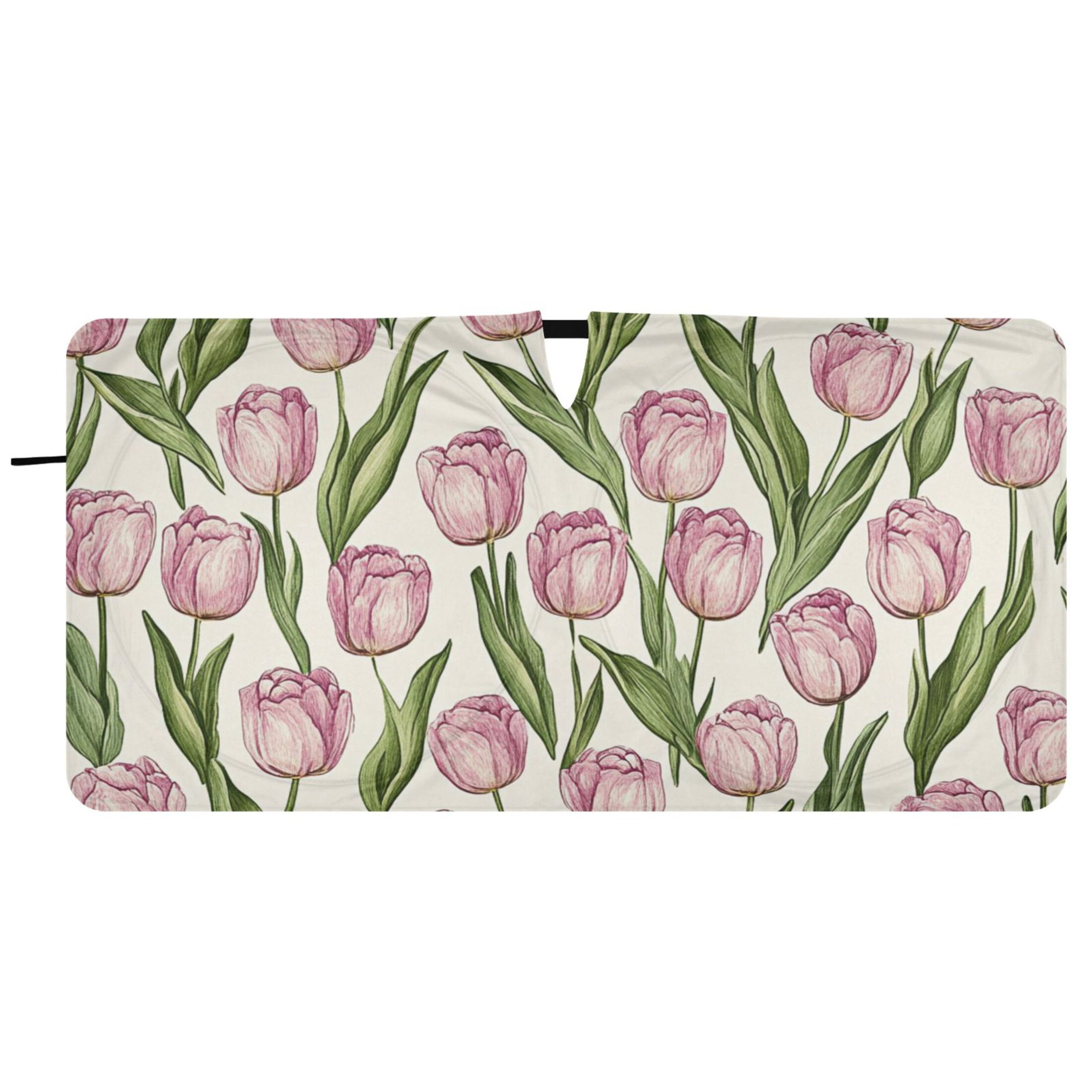 Beautiful Tulip Flowers Car Windshield Sun Shade Foldable Front Window ...
