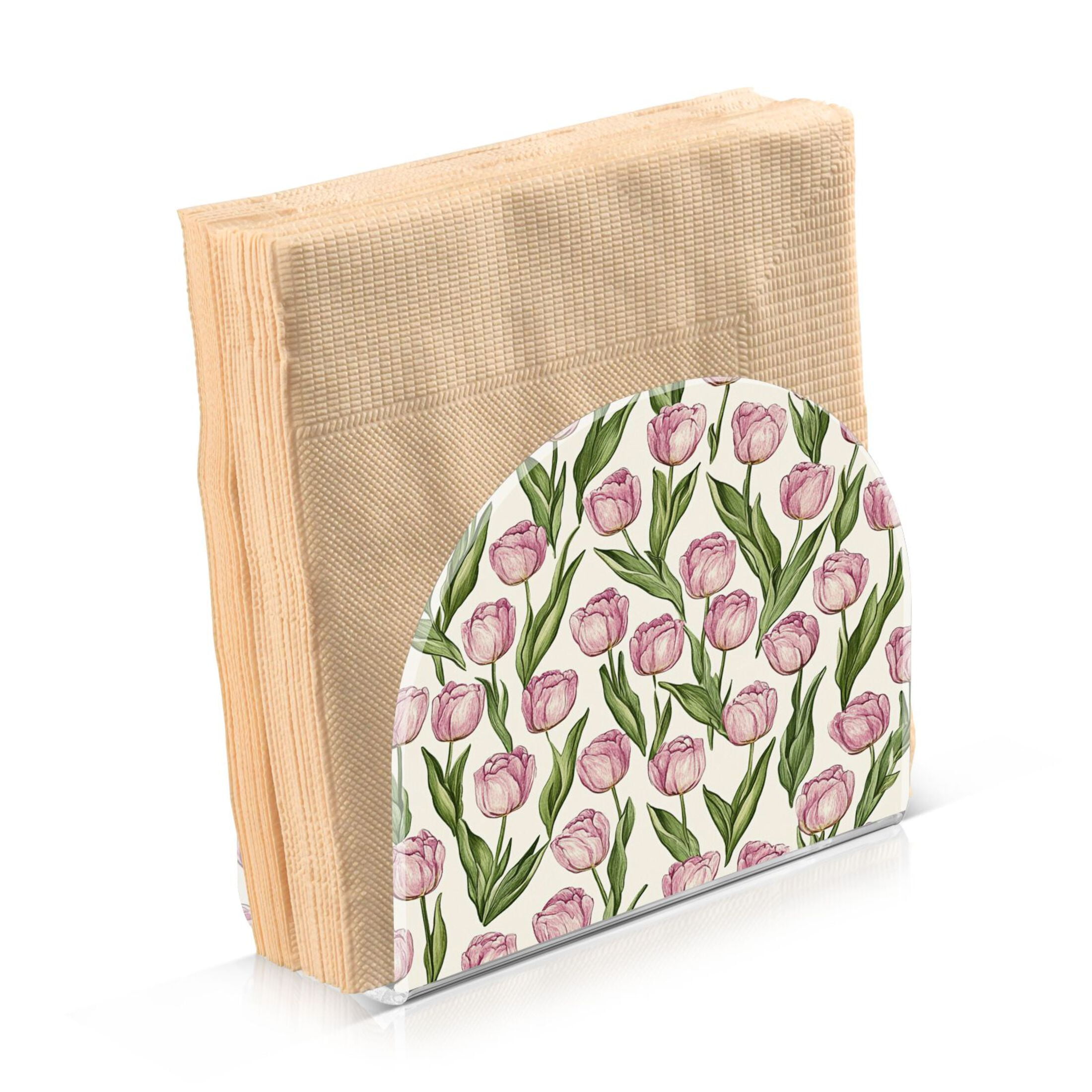 Beautiful Tulip Flowers Napkin Holders for Tables Napkin Stand Paper ...