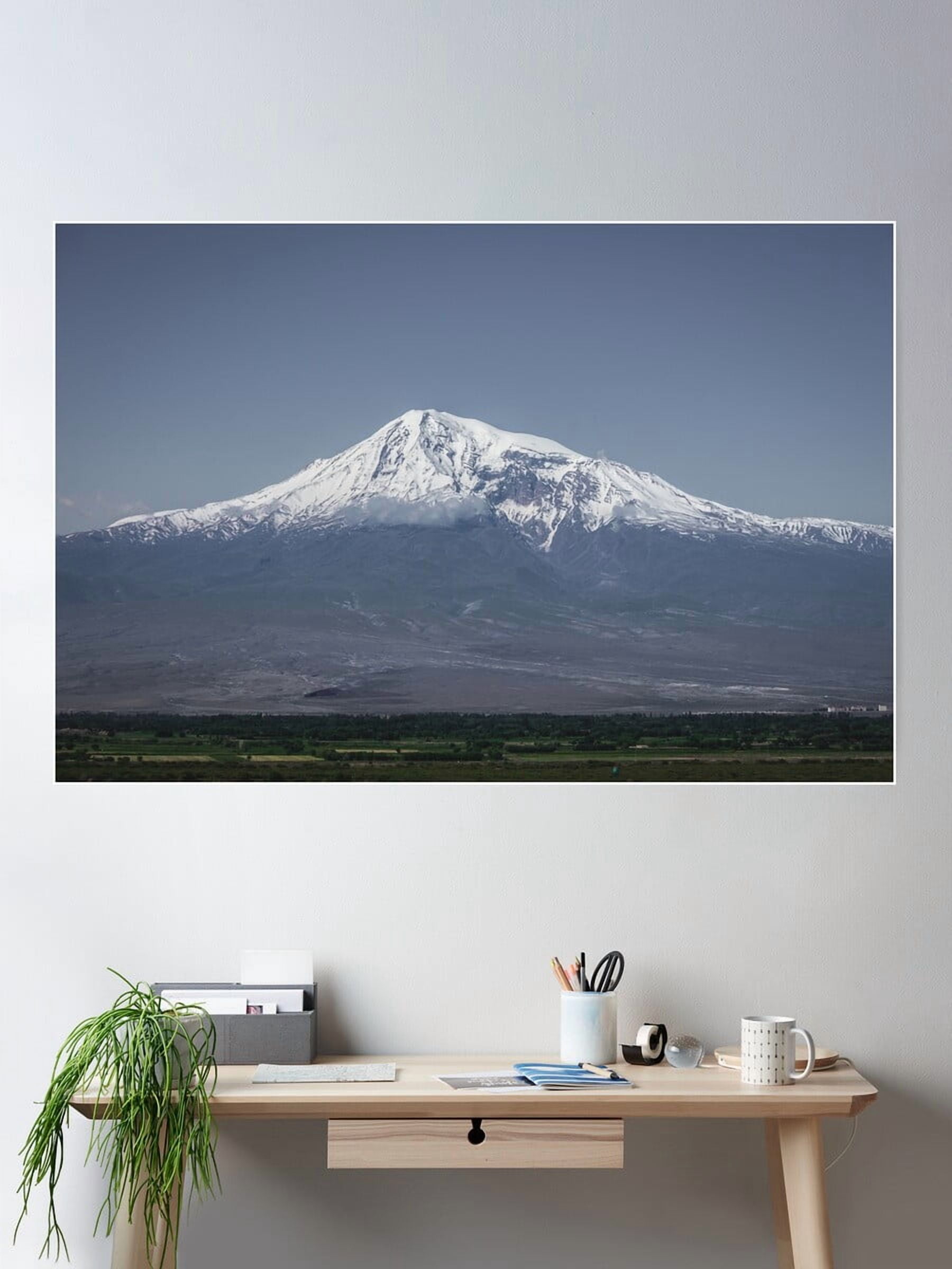 Beautiful View Of Mount Ararat Poster Wall Art Modern Wall Decor For ...