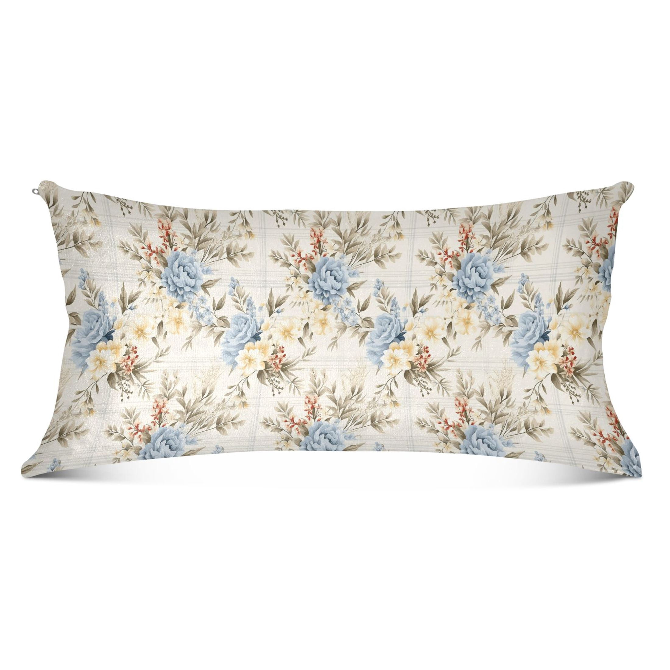 Beautiful Vintage Floral Flower Plush Pillow Cases Body Size Ultra Soft ...